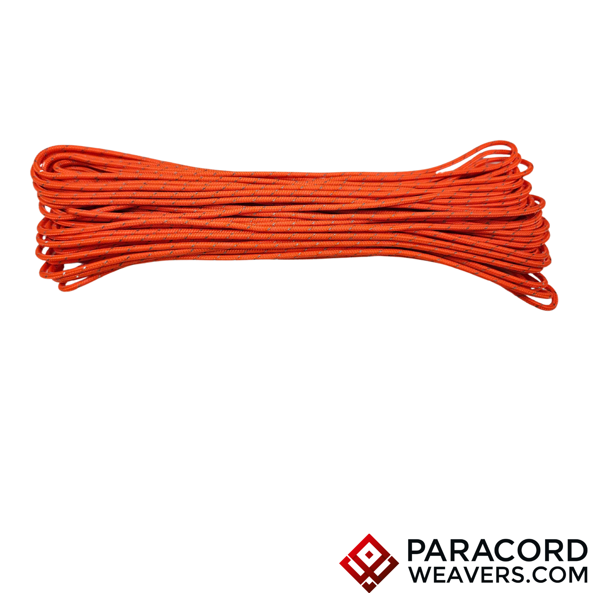 TACTICAL CORD - ORANGE REFLECTIVE - 50ft Hank – Paracord Weavers