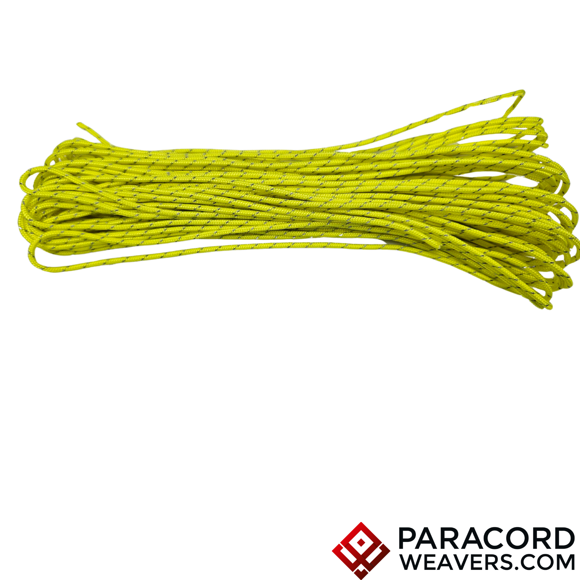 TACTICAL CORD - YELLOW REFLECTIVE - 50ft Hank – Paracord Weavers